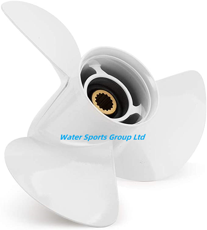 14 x 19-K , 3 Blades Upgrade Aluminum Boat Motor Propeller fit Yamaha ...